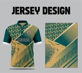 Modern Green & Gold Sports Jersey Vector Design for Teams - Photo #6626 ...